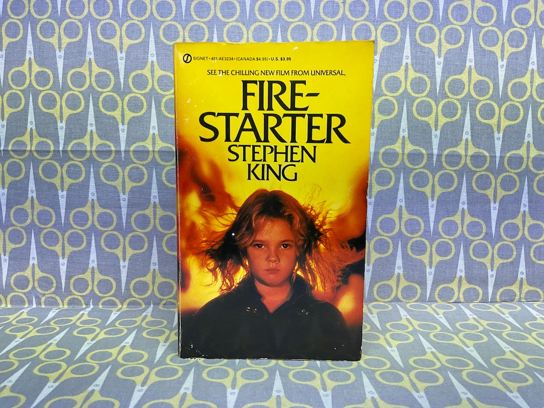 Firestarter by Stephen King Paperback Book Vintage Horror Drew ...