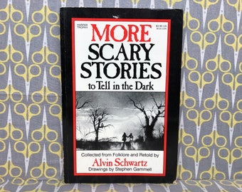 Scary Stories to Tell in the Dark by Alvin Schwartz Paperback | Etsy
