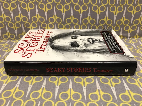 Scary Stories Treasury by Alvin Schwartz Hardcover Book Scary | Etsy