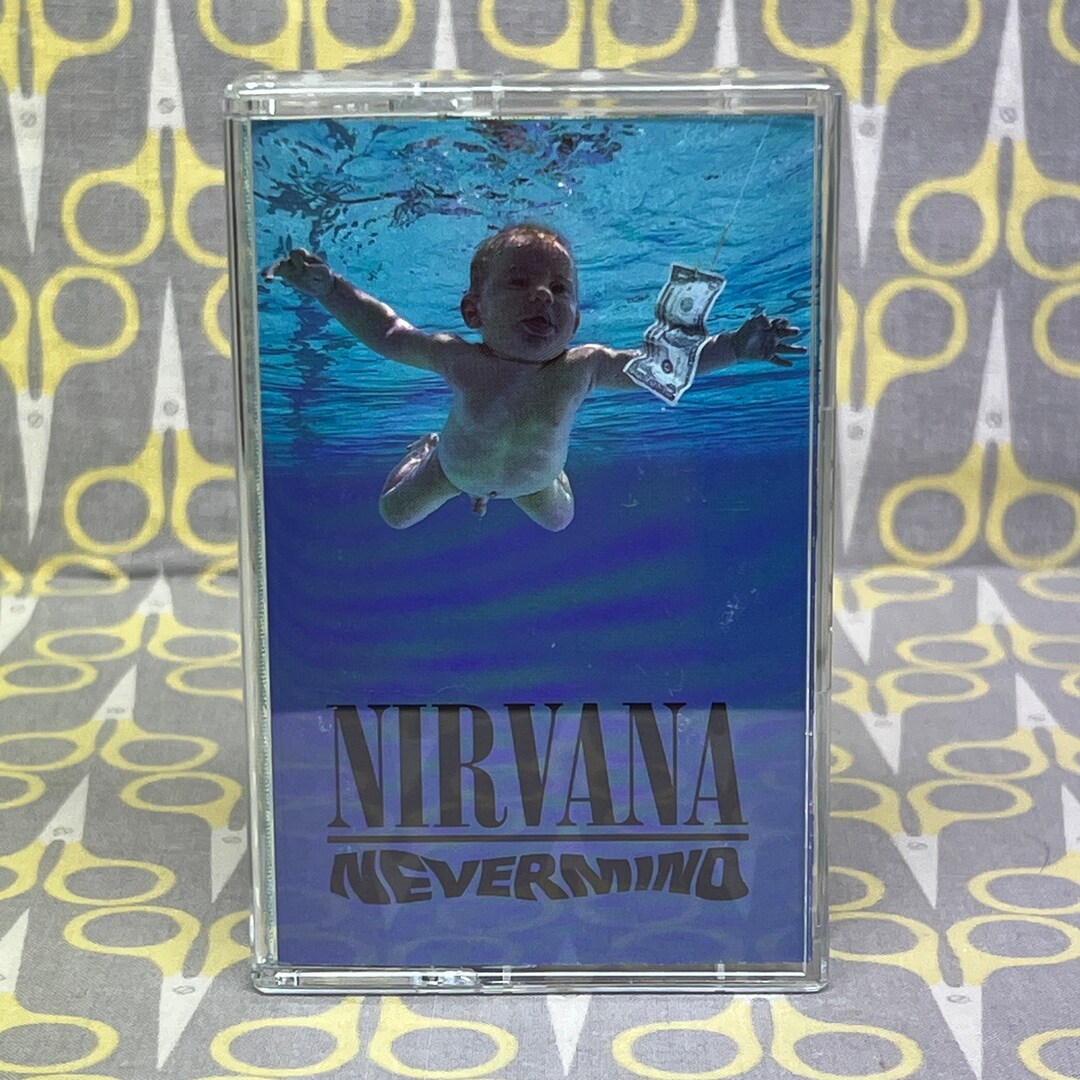 Nevermind by Nirvana Cassette Tape Grunge Rock Alternative Kurt Cobain ...