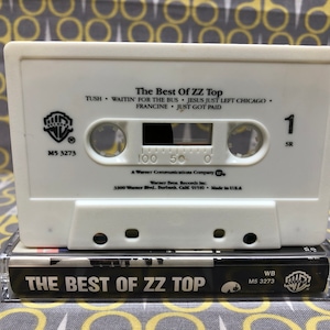 The Best of ZZ Top by ZZ Top Cassette Tape Vintage Music | Etsy