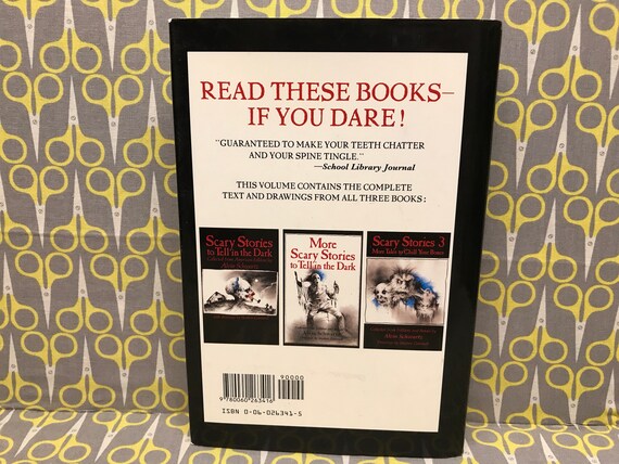 Scary Stories Treasury by Alvin Schwartz Hardcover Book Scary | Etsy