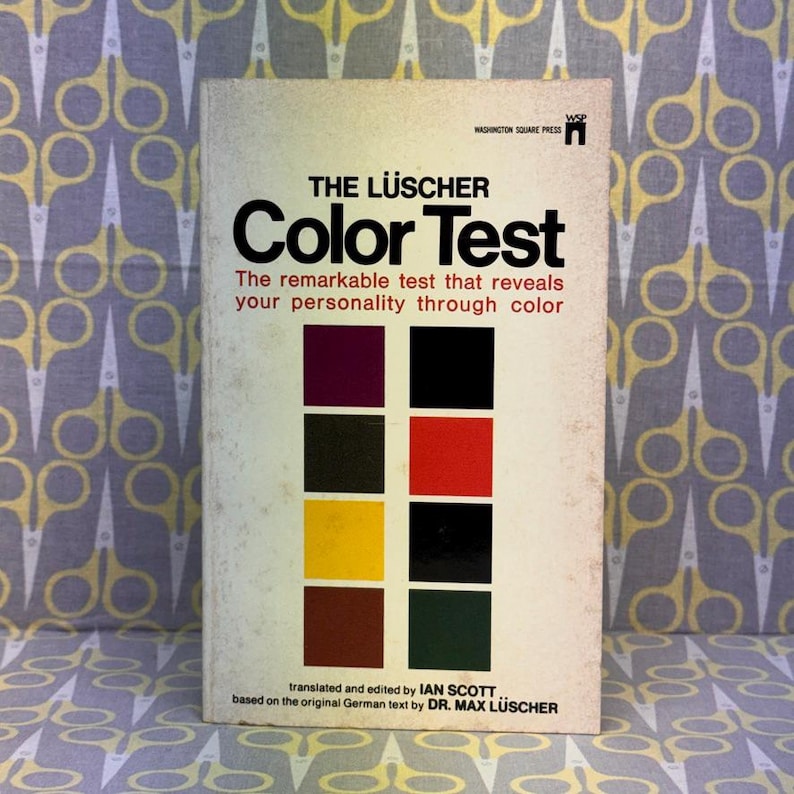 The Luscher Color Test by Dr. Max Luscher and Ian Scott — Paperback ...