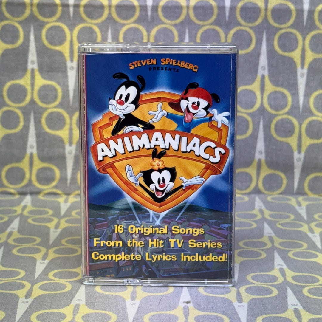 Animaniacs 16 Original Songs From the Hit TV Series Cassette Tape TV ...