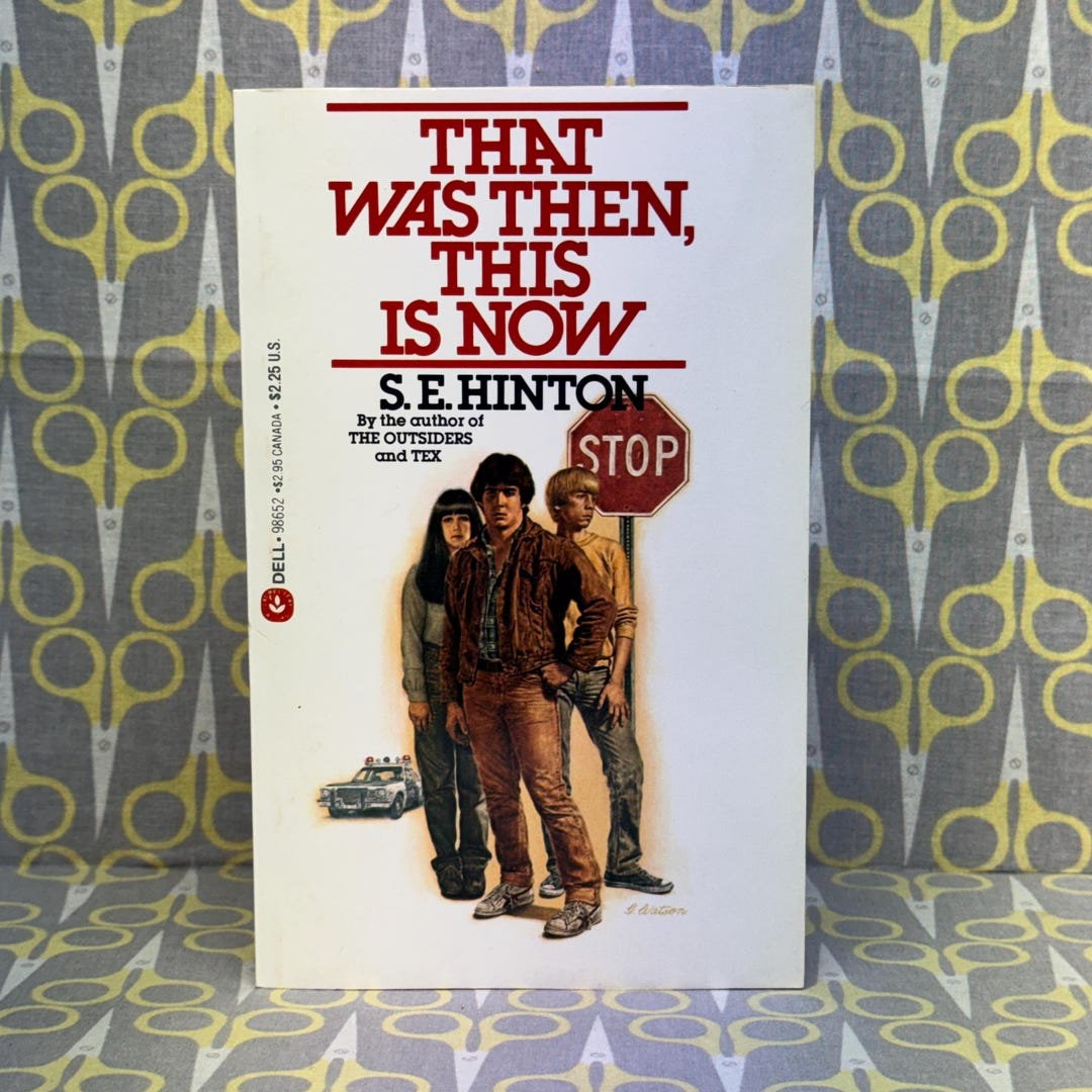 That Was Then This is Now by SE Hinton Paperback Book Vintage 1980s - Etsy