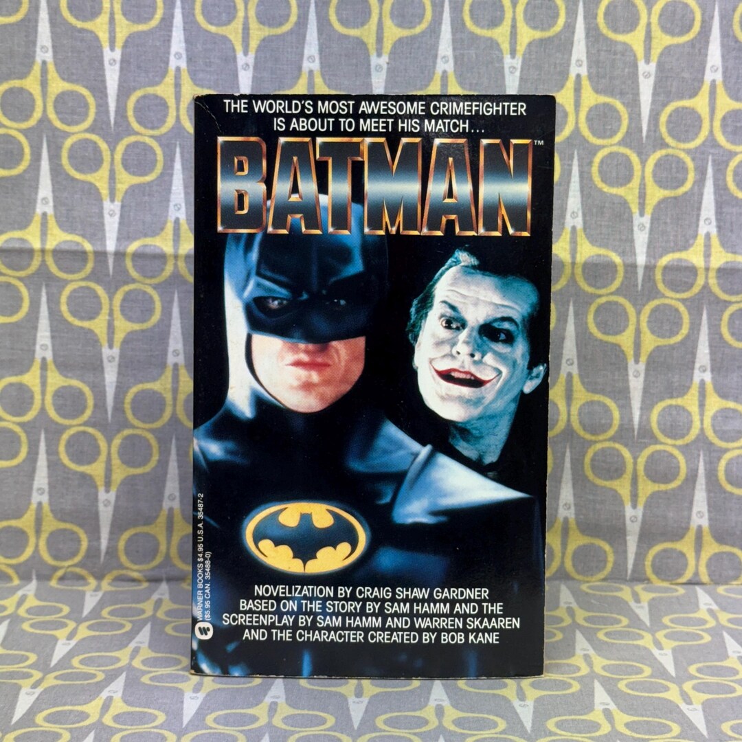 Batman by Craig Shaw Gardner Paperback Book Set Movie Tie In - Etsy ...