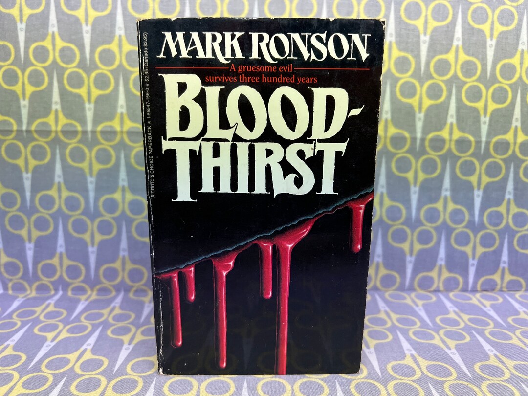 Bloodthirst by Mark Ronson Paperback Book Vintage - Etsy