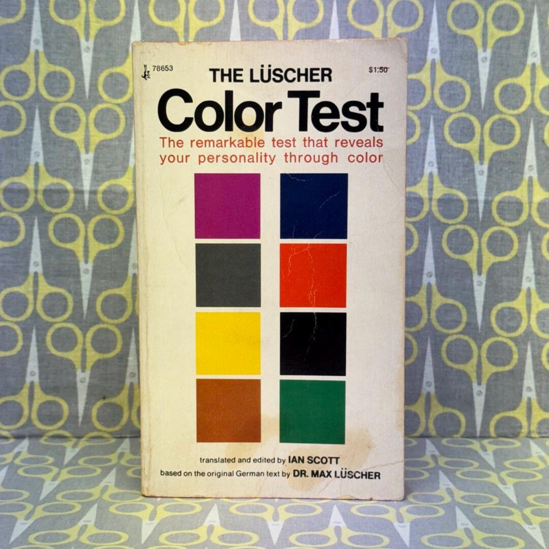 The Luscher Color Test by Dr. Max Luscher and Ian Scott — First Pocket ...