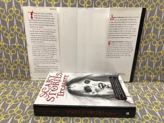 Scary Stories Treasury by Alvin Schwartz Hardcover Book Scary | Etsy