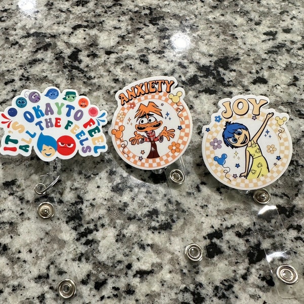 Inside Out 2 Nurse Badge - Etsy