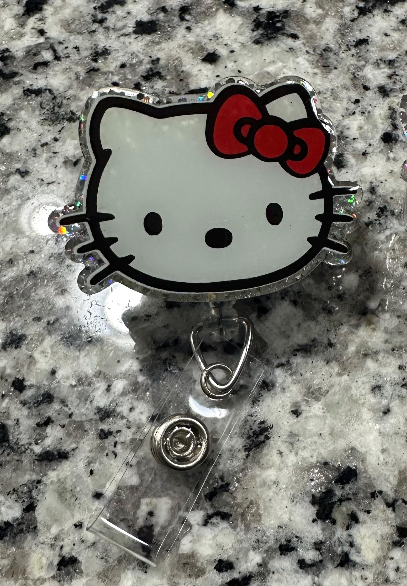 Hello Cat Inspired BADGE REEL - Etsy