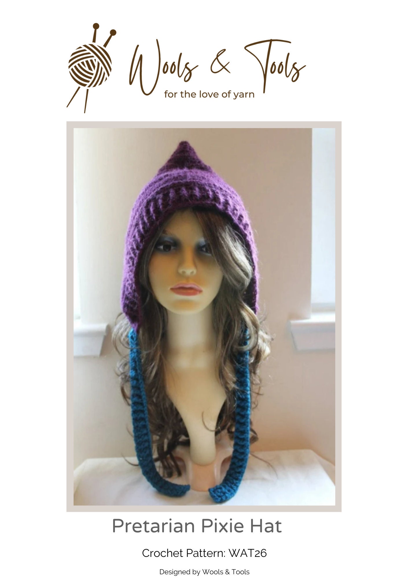 Adult Pixie Hat Crochet Pattern