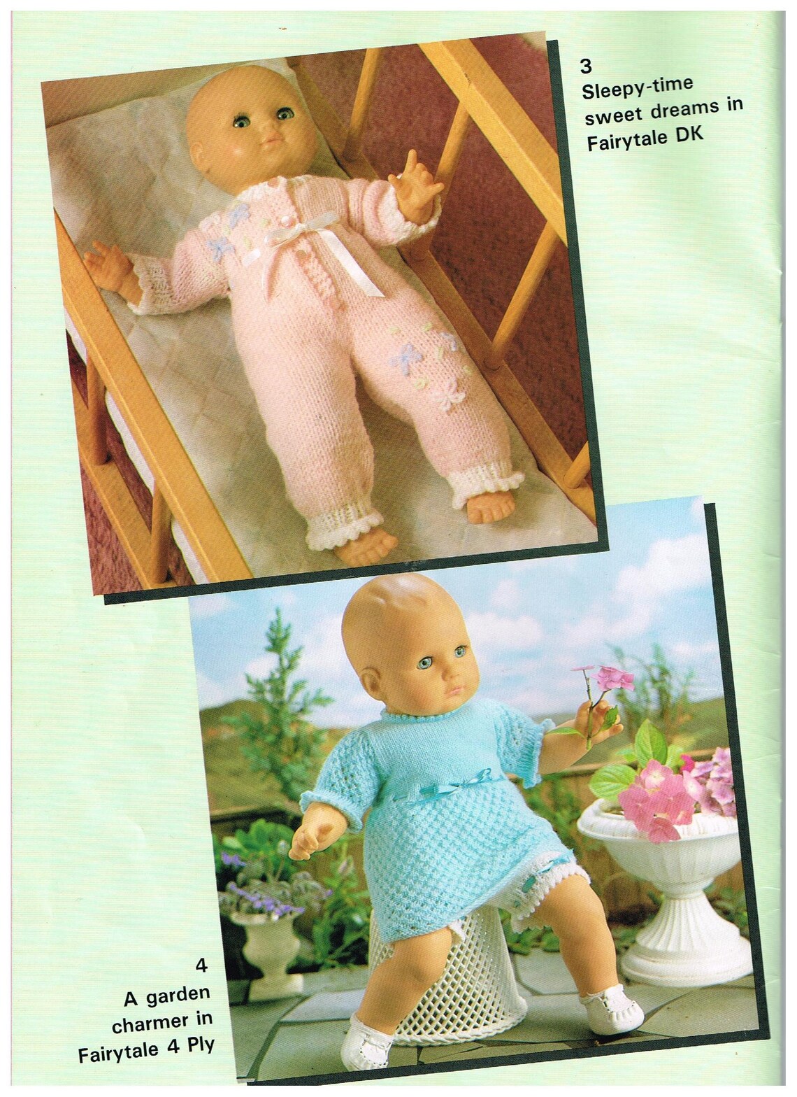 Patons Knitted Dolls Fashions Pattern Booklet F262 - Etsy