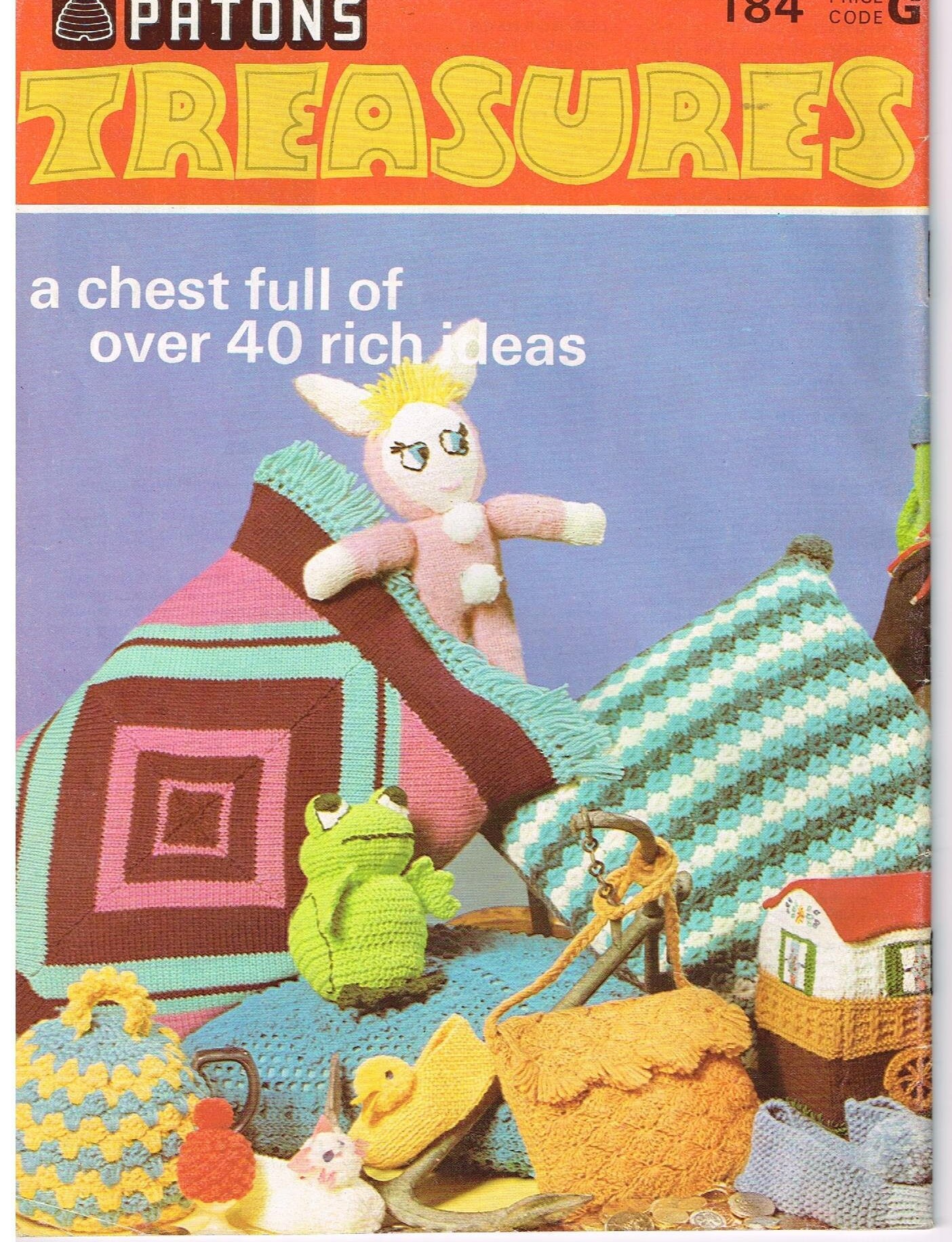 Patons Treasures Knitting and Crochet Pattern Booklet - Etsy UK