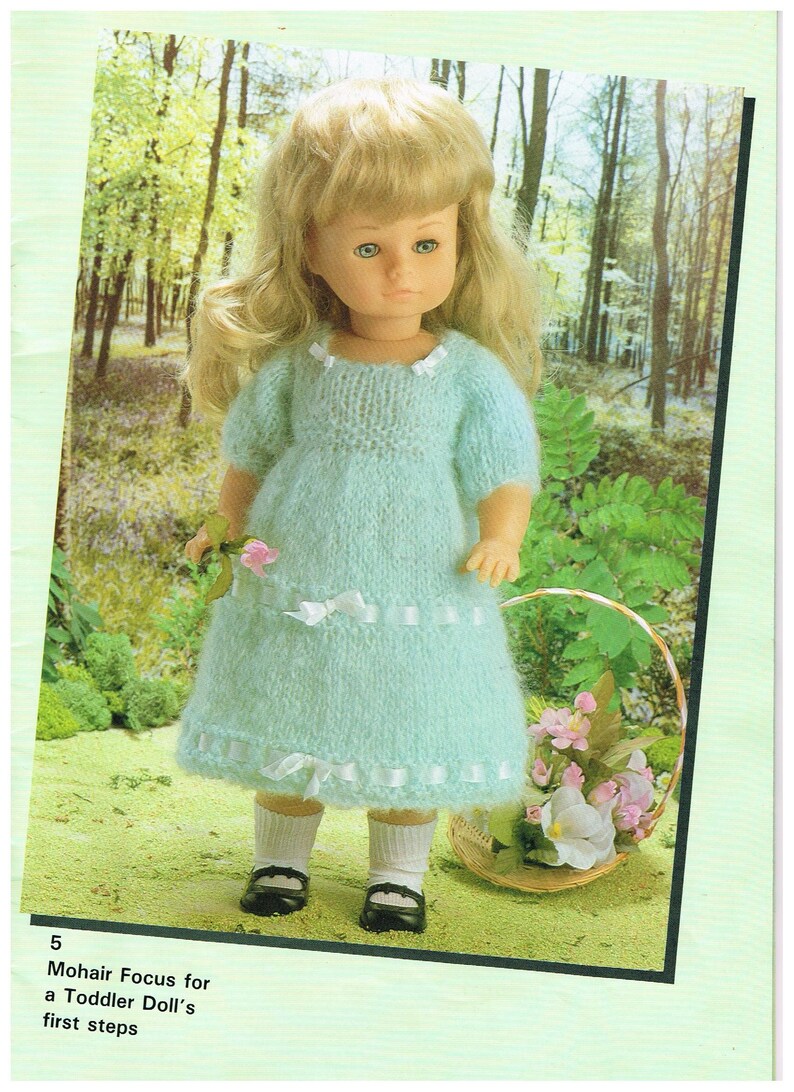 Patons Knitted Dolls Fashions Pattern Booklet F262 - Etsy