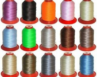 Serafil Polyester Sewing Thread Color 0504 Red Size 30 TEX 90, Size 20 ...