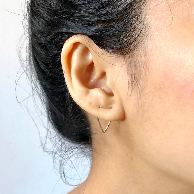 Double Ear Piercing - Etsy