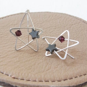 Star Earrings | Star Ear Climbers | Sterling Silver Star Earrings ...