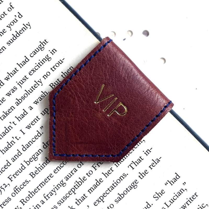 Monogrammed Bookmark - Etsy