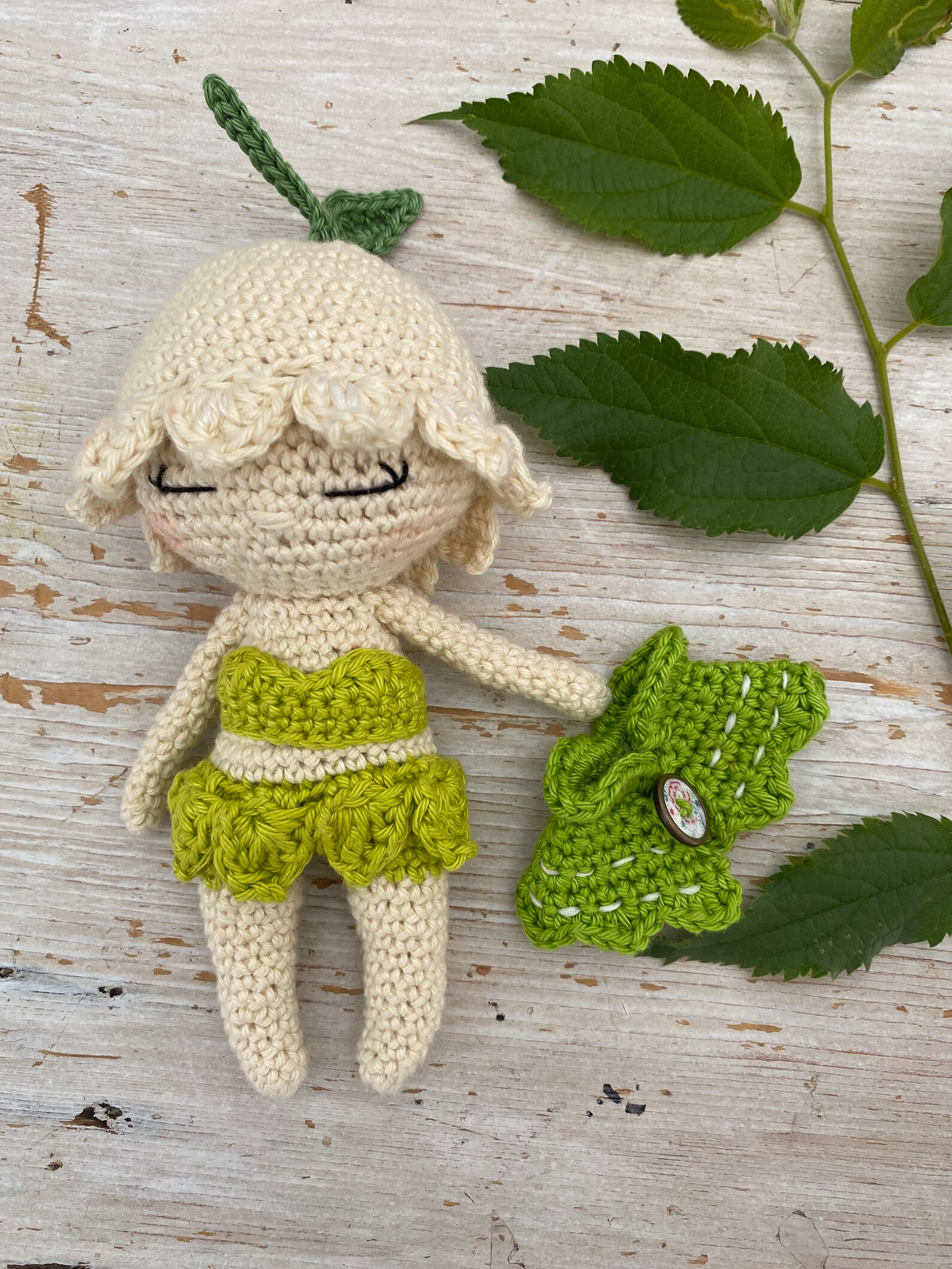 Crochet Pattern Lily of the Valley Doll LILIA English US and | Etsy