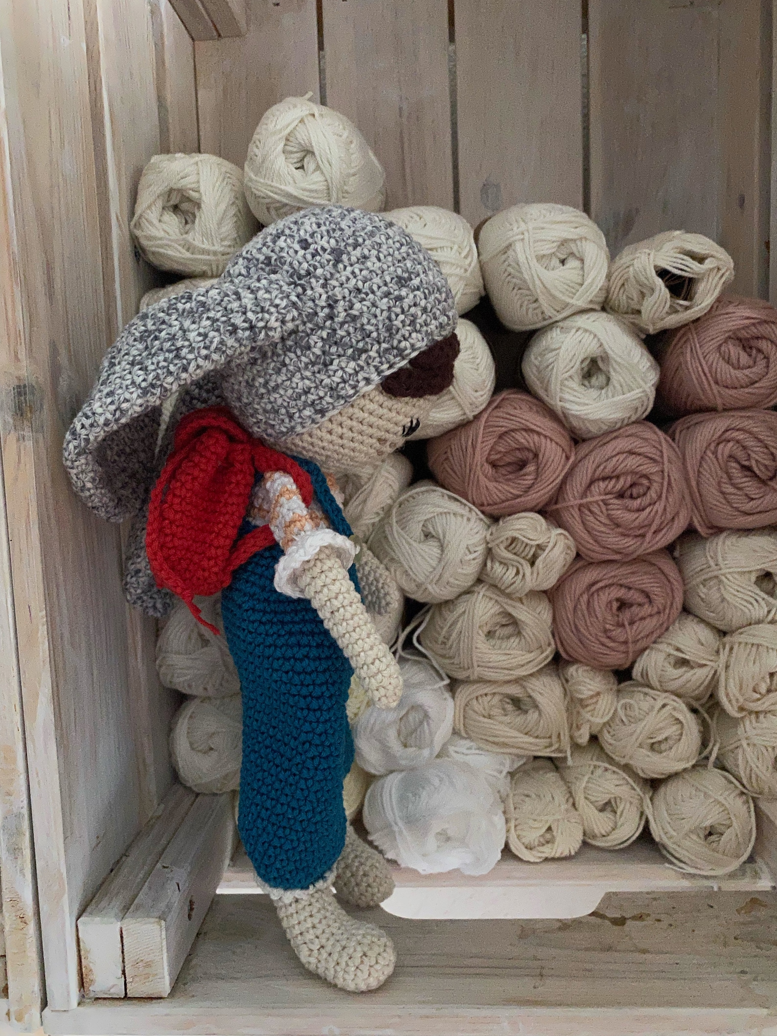 Crochet pattern schoolgirl LUNA english US and french easy | Etsy