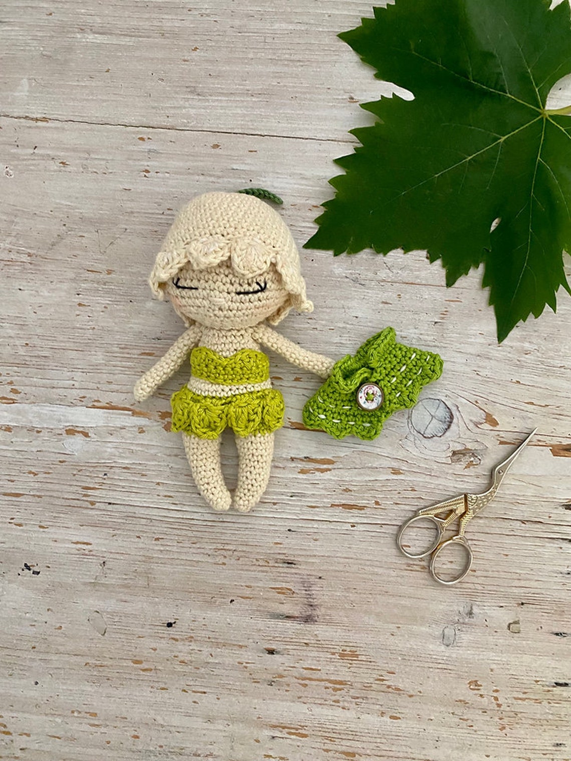 Crochet Pattern Lily of the Valley Doll LILIA English US and | Etsy