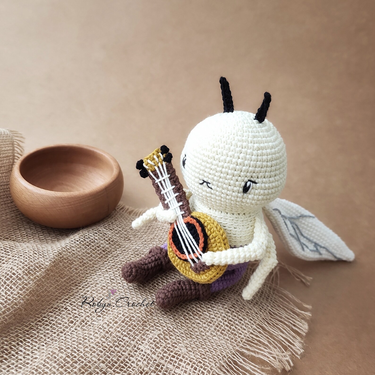 Crochet Pattern Cicada GRACE English US and French Easy | Etsy