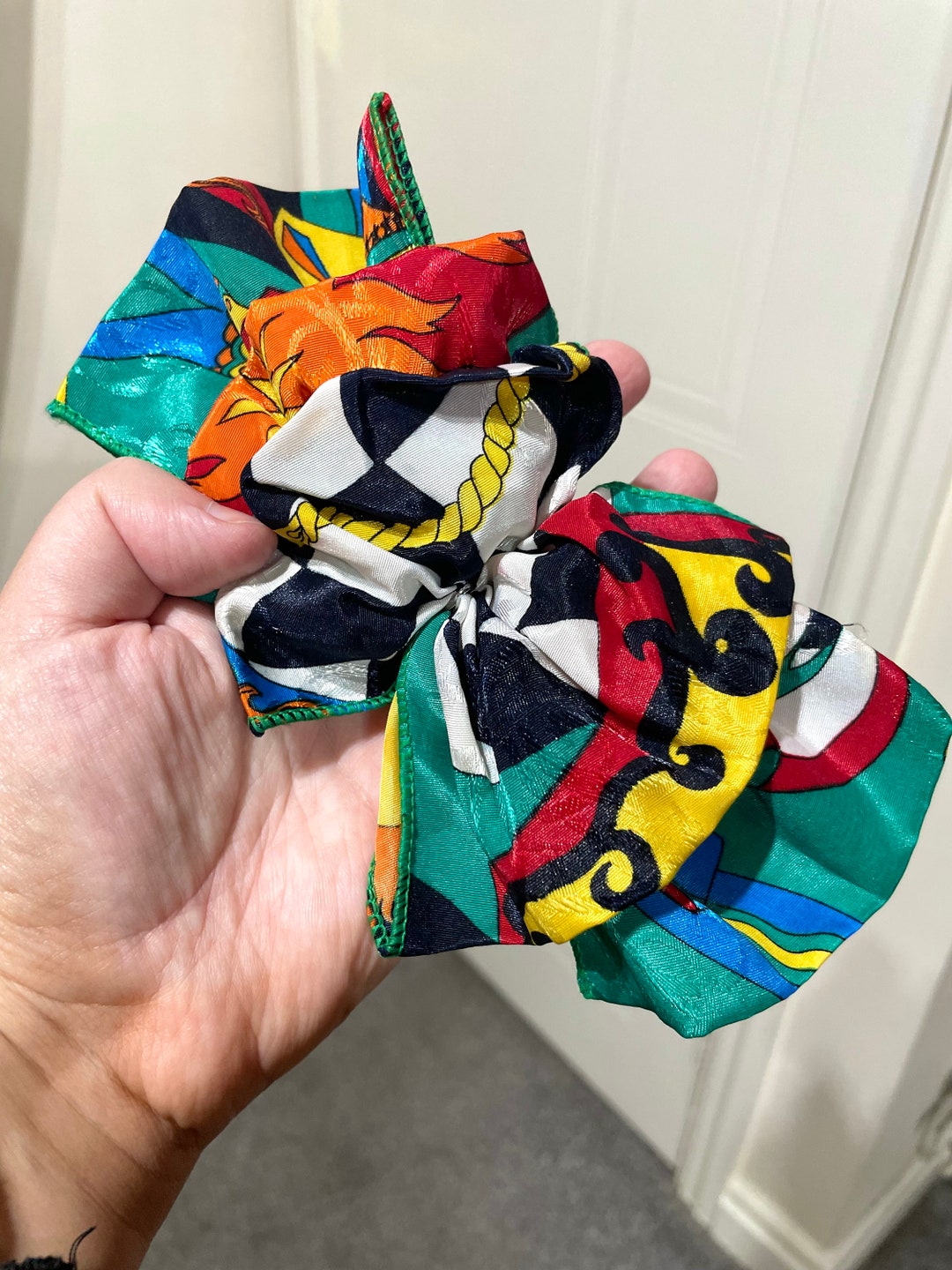 Vintage Hair Barrette 80s 90s Bow Big Colourful - Etsy