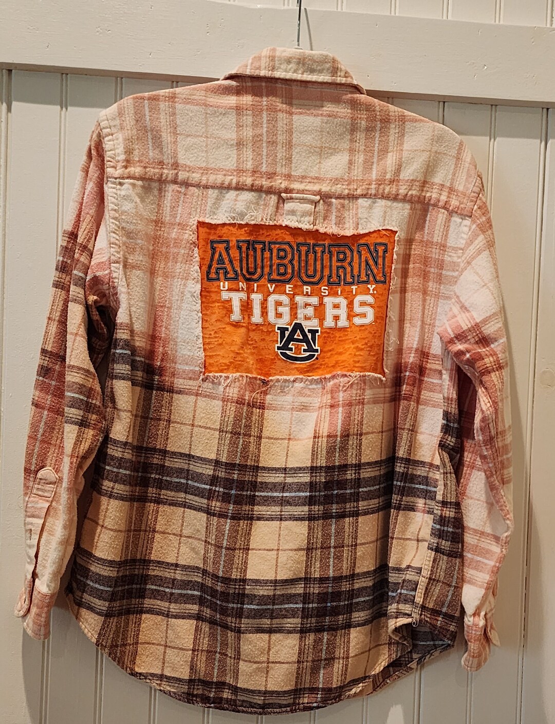 AUBURN DISTRESSED FLANNEL - Etsy
