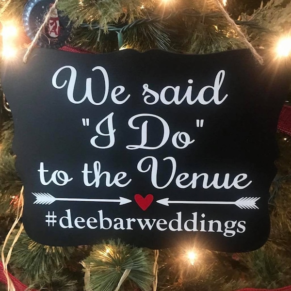 Wedding Venue Sign - Etsy