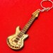 Guitar Key Chain, Keychains, Key Chains, Personalized Key Chains, Key ...