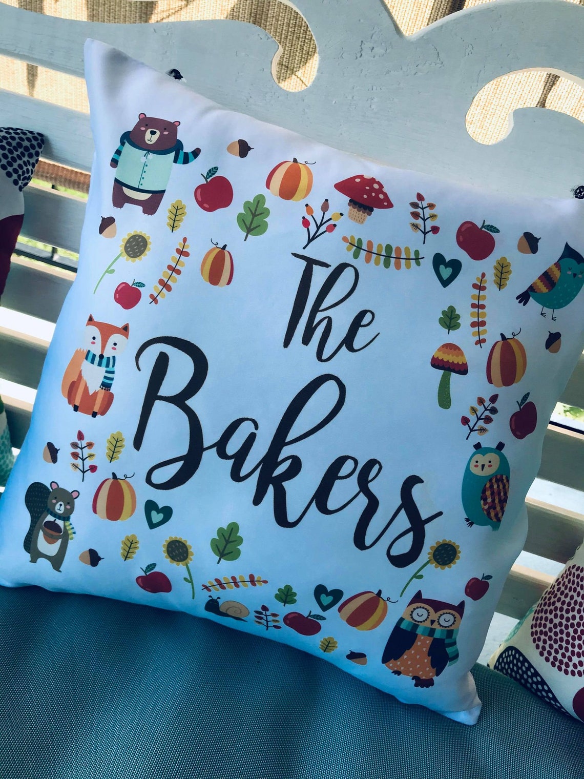 Personalized Pillow Fall themed pillows Fall throw pillows | Etsy