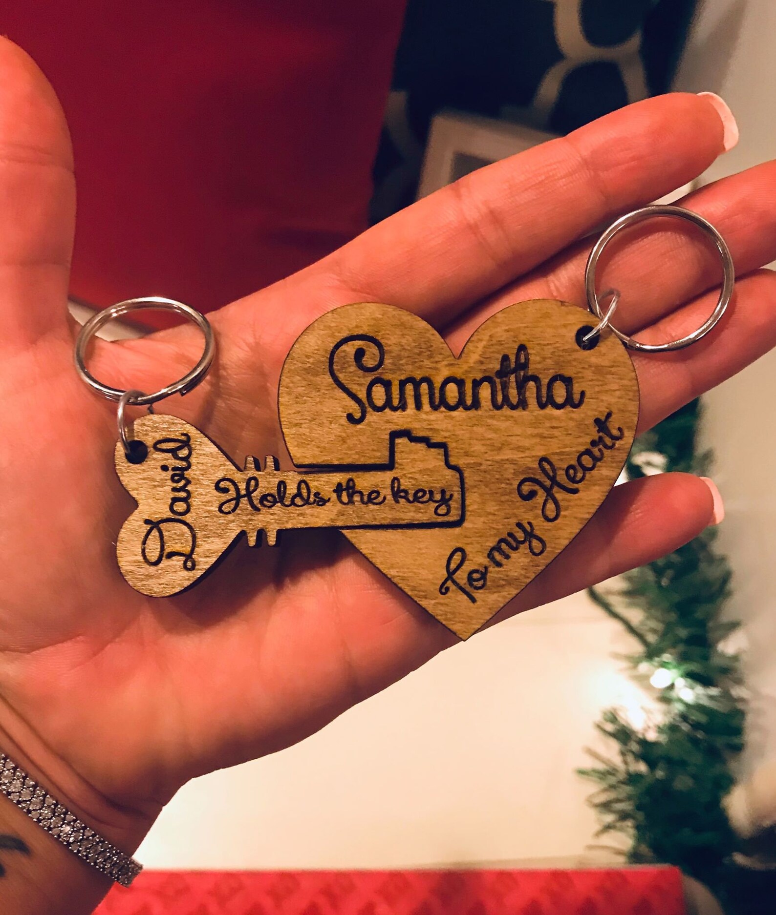 Key to My Heart Keychain Valentines Day Gift Gifts for - Etsy