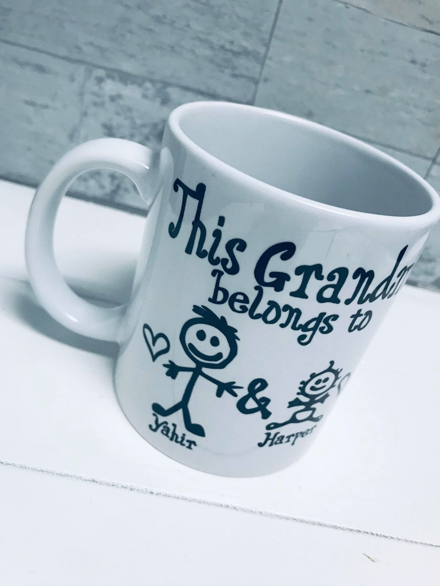 Personalized Grandma T Grandpa Coffee Mug This Grandma Etsy Uk