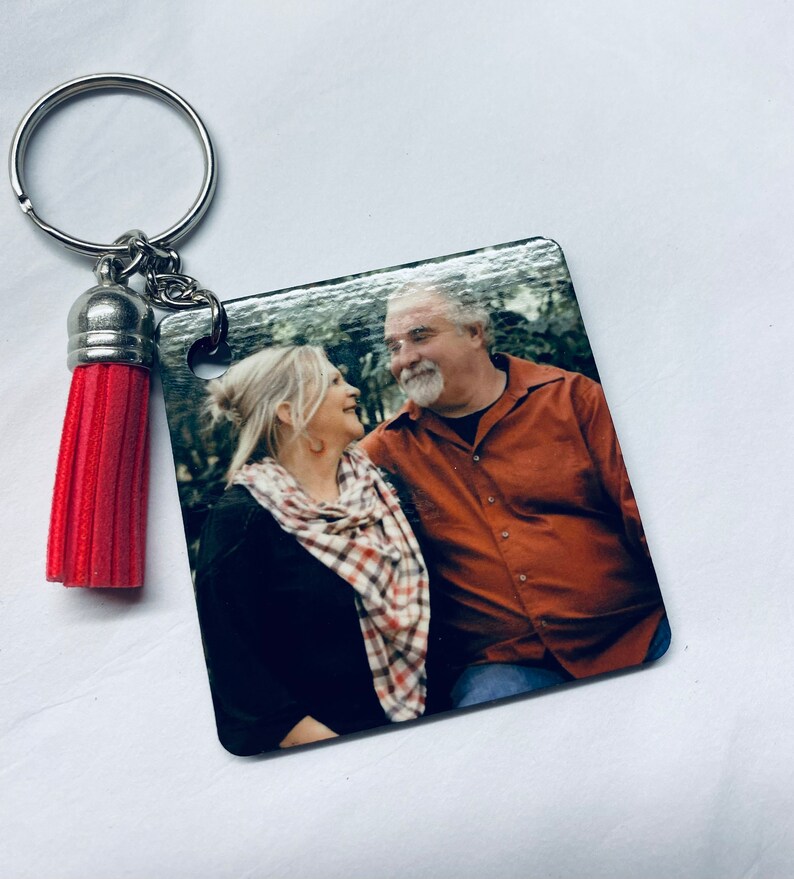 Double Sided Photo Keychain, Photo Keychain, Stocking Stuffer, Teen ...