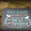 Long Distance Best Friend Gift, Long Distance Relationship Sign ...