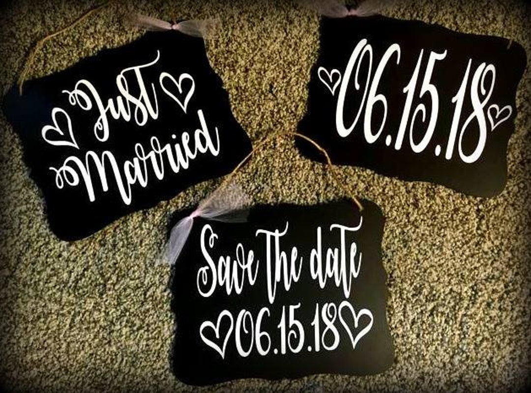 Wedding Signs, Wedding Decor, Wedding Photography Props, Wedding Photo ...
