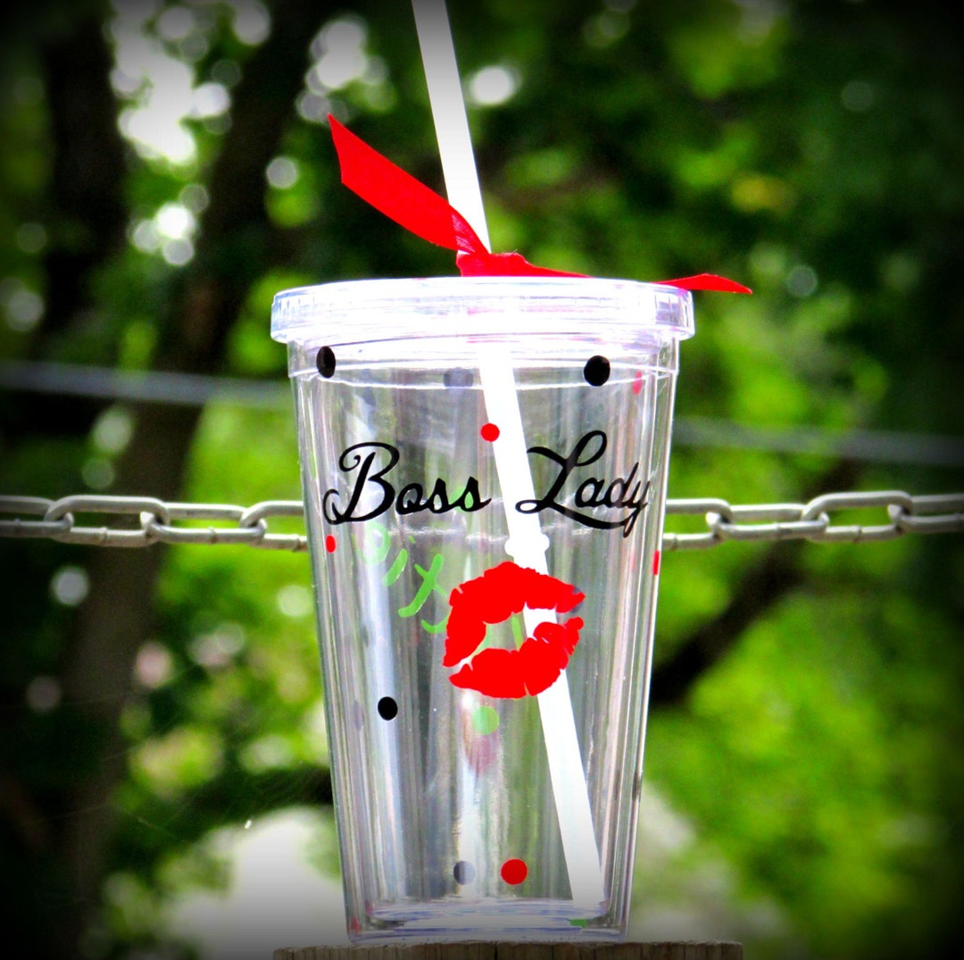 Personalized "boss Lady" Tumbler, Boss Lady Tumbler, Boss Gift Tumbler ...