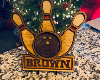 Bowling Team Plaque - Etsy