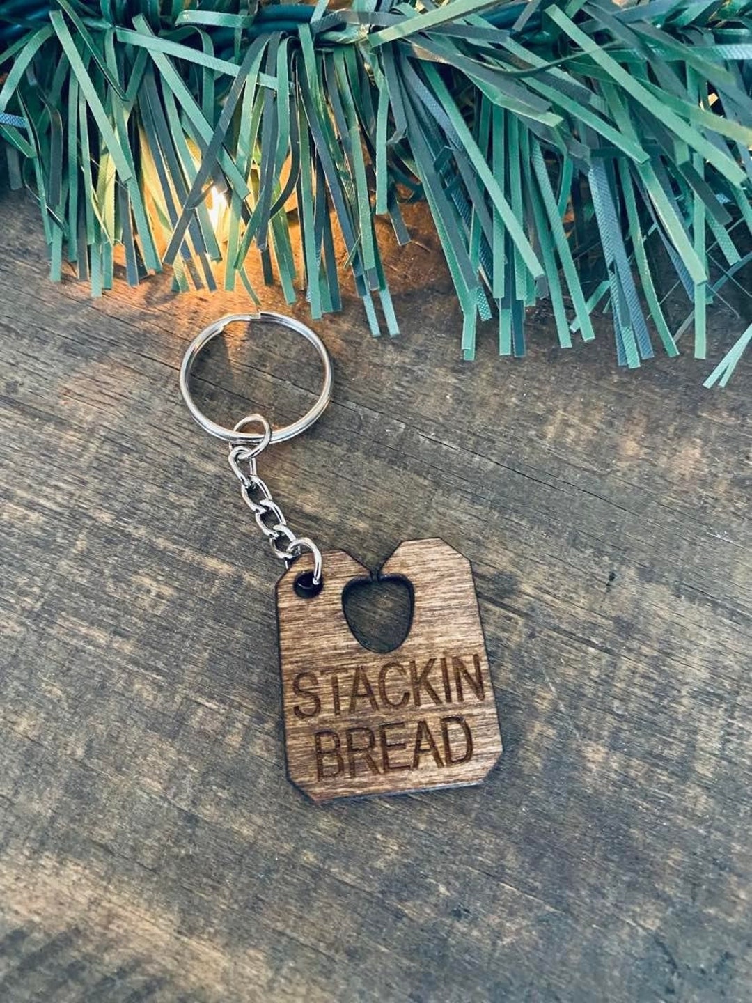 Stacking Bread Keychain, Wooden Keychain, Gifts for Bread Guy, Gifts ...