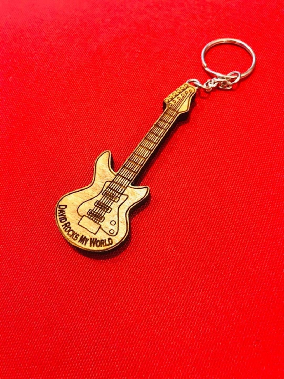 Guitar Key Chain, Keychains, Key Chains, Personalized Key Chains, Key ...