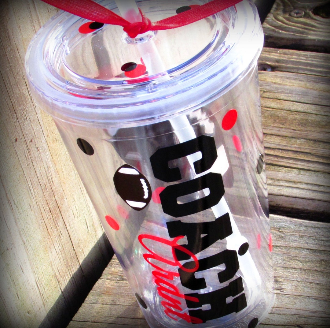 Football Coach Gift, Personalized Football Coach Cup, Custom Football ...