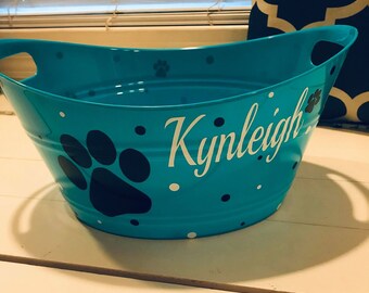Basket Paw Print - Etsy