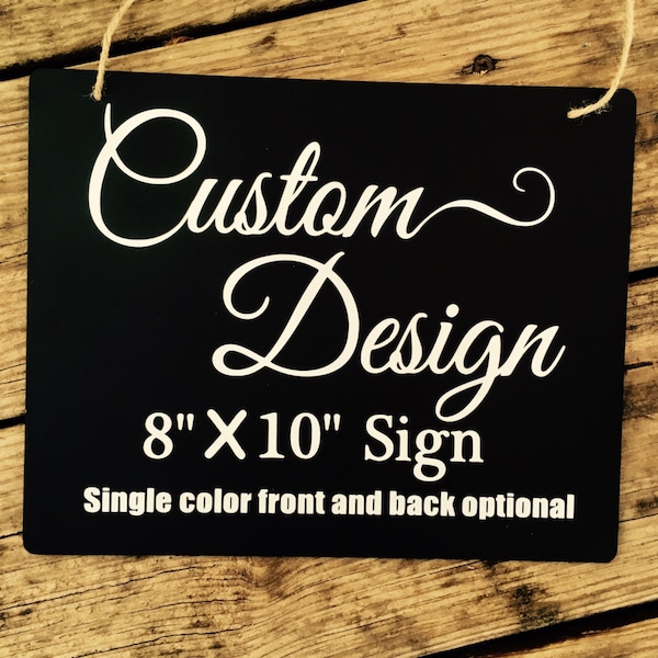 Custom Sign - Etsy