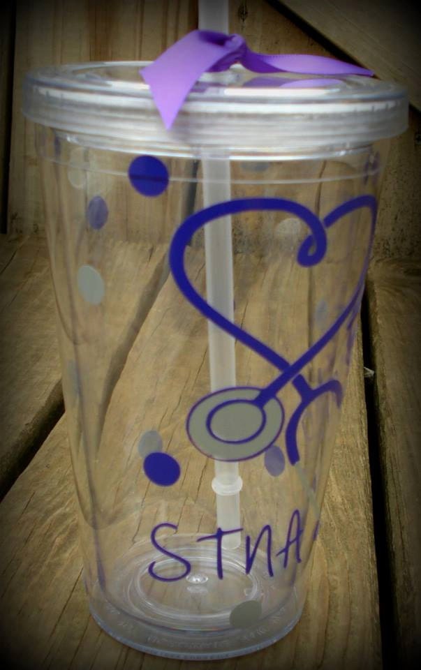 Personalized STNA Cup, Customized Nursing Tumbler, STNA Tumbler, Gift ...
