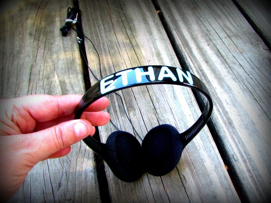 Personalized Decal Personalized Decal for headphones | Etsy