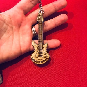 Guitar Key Chain, Keychains, Key Chains, Personalized Key Chains, Key ...