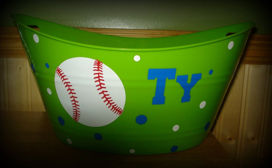 Baseball Easter Basket, Personalized Easter Basket, Personalized Basket ...
