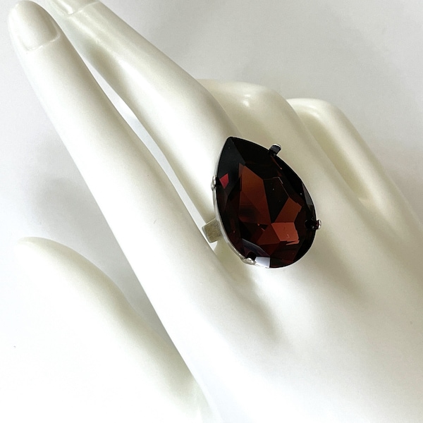 Burgundy Ring - Etsy