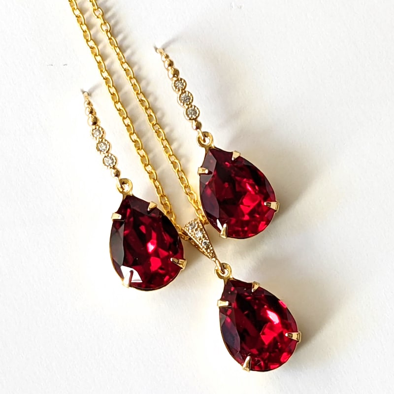 Crystal Jewelry - Etsy